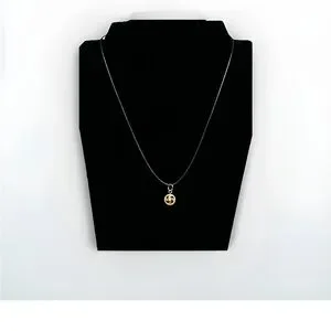Handmade | Jewelry | Pendant Gold Plated Pinwheel Symbol On Black ...